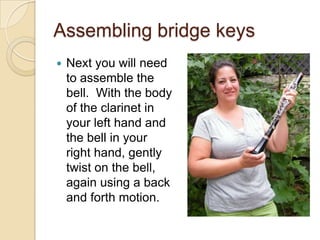 Preparing to play the clarinet | PPT