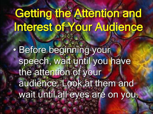 Preparing to speak | PPTX