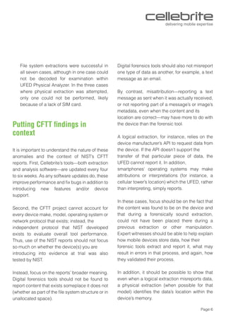 Preparing Testimony about Cellebrite UFED In a Daubert or Frye Hearing ...