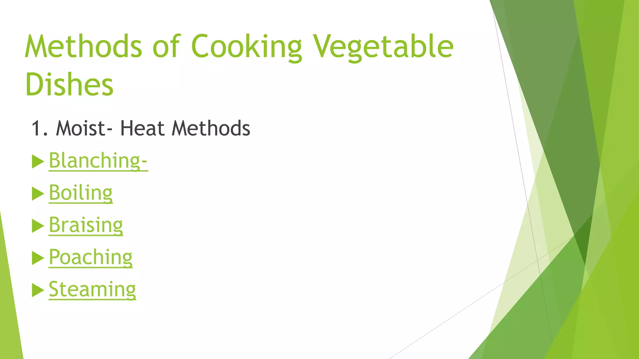 Preparing Vegetable Dishes | PPTX