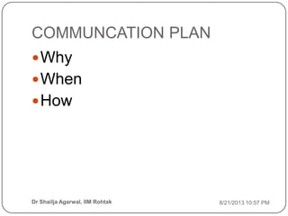 Preparing your communication plan | PPSX