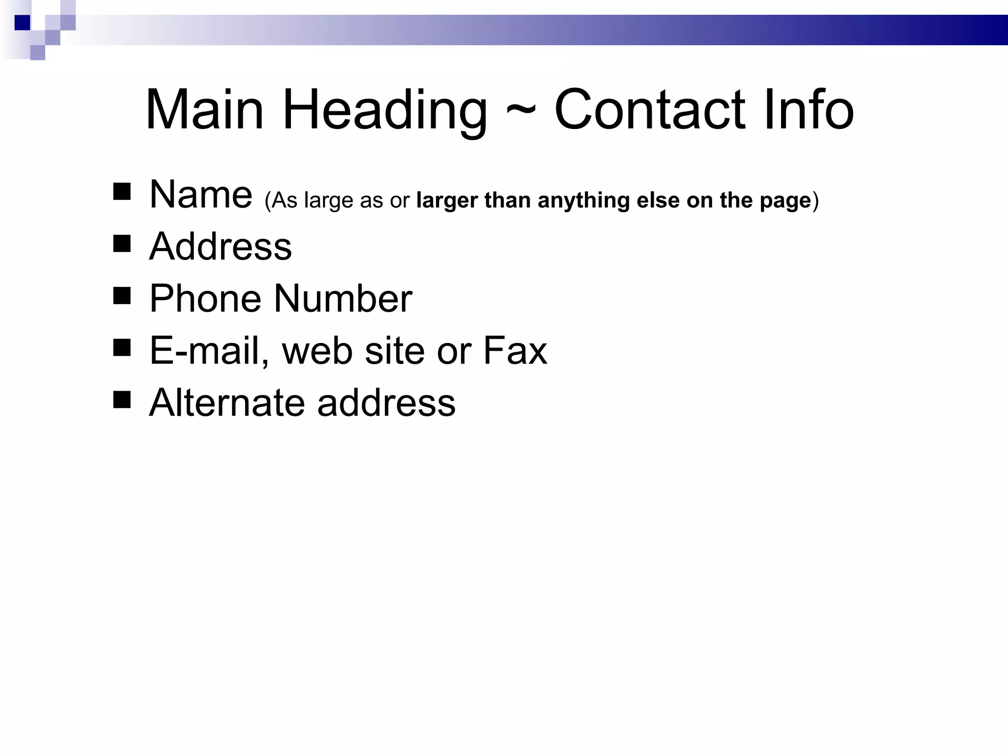 Preparing your cv | PPT
