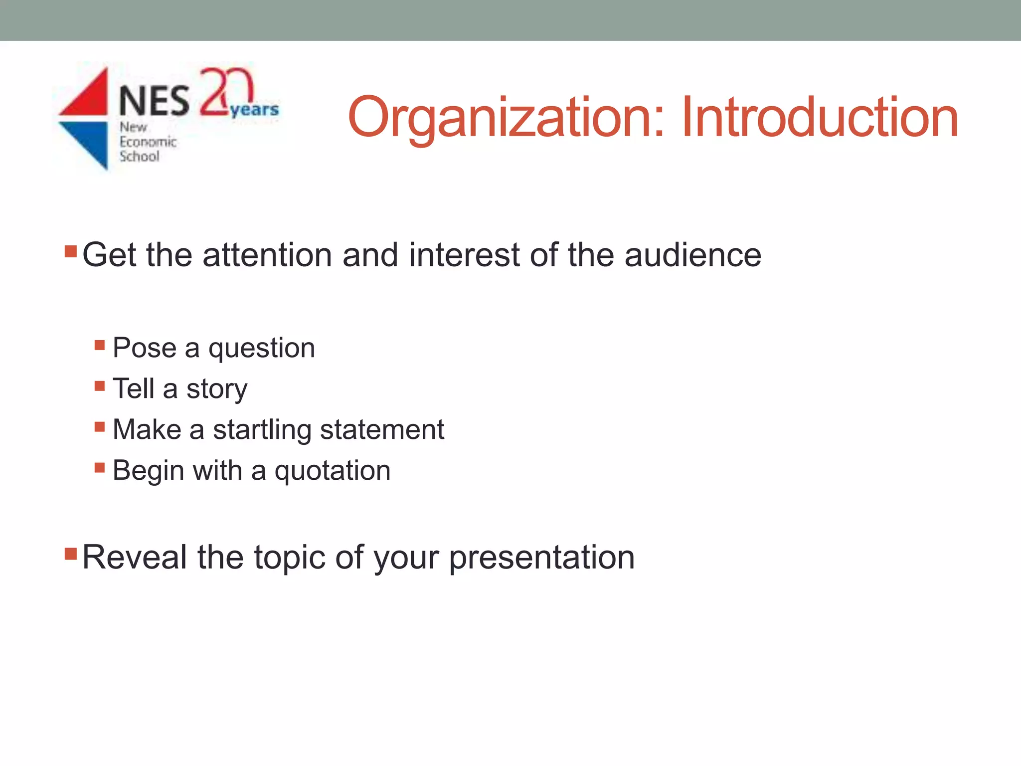 Preparing your first speech | PPTX