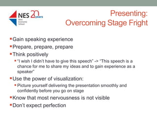 Preparing your first speech | PPTX