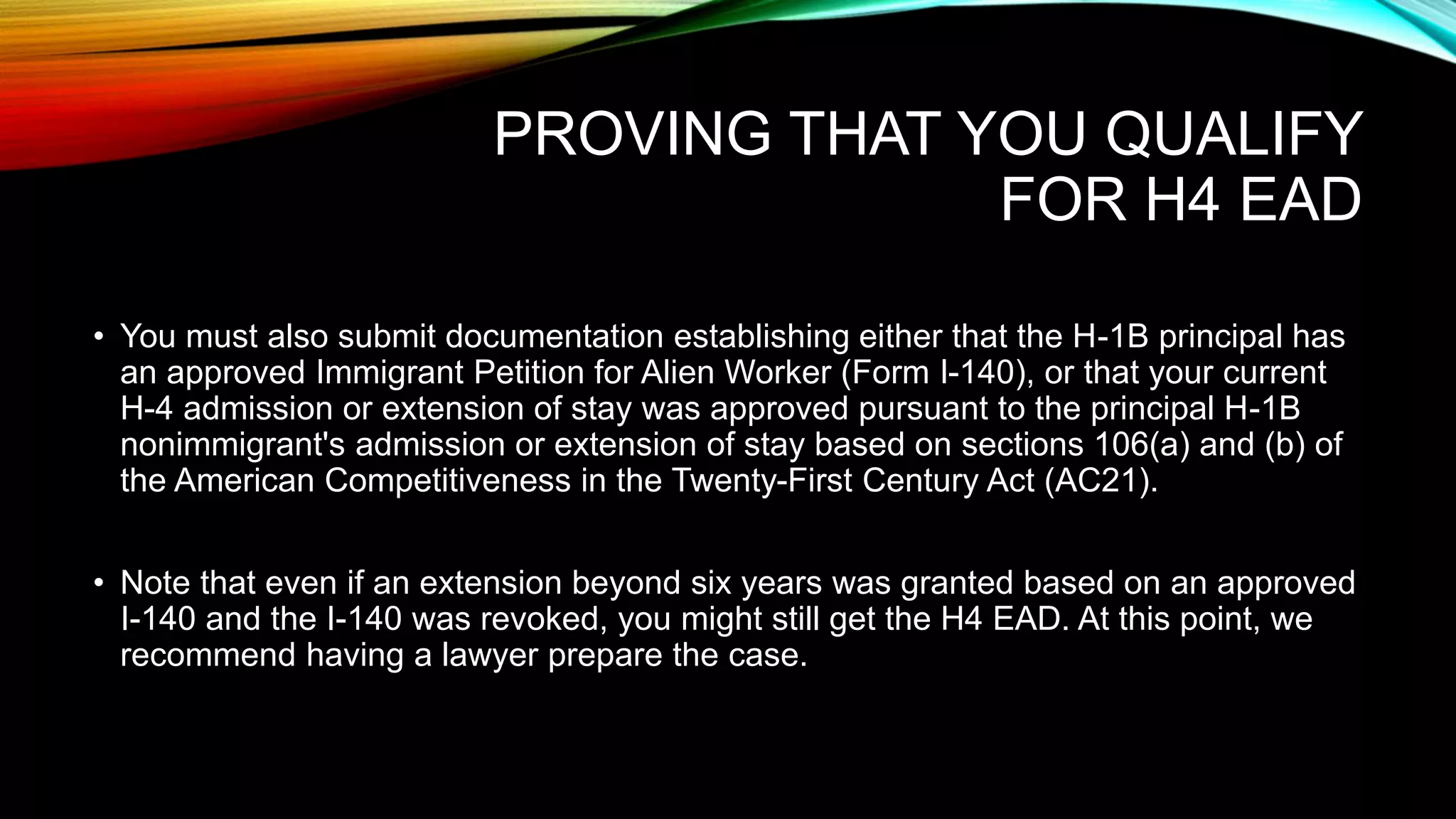 Preparing your h4 ead application | PPTX