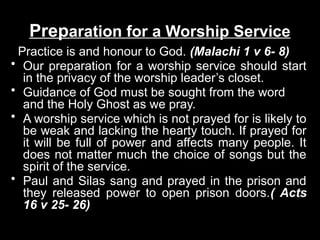PREPARTION FOR THE WORSHIP SERVICE 2025.pptx