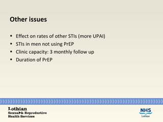 Clinician's perspective on PrEP - Dr Dan Clutterbuck | PPT