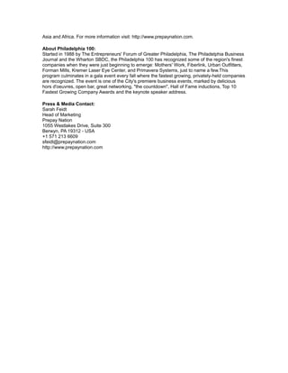 Prepay Nation Named #1 Fastest-Growing Privately Held Company in ...