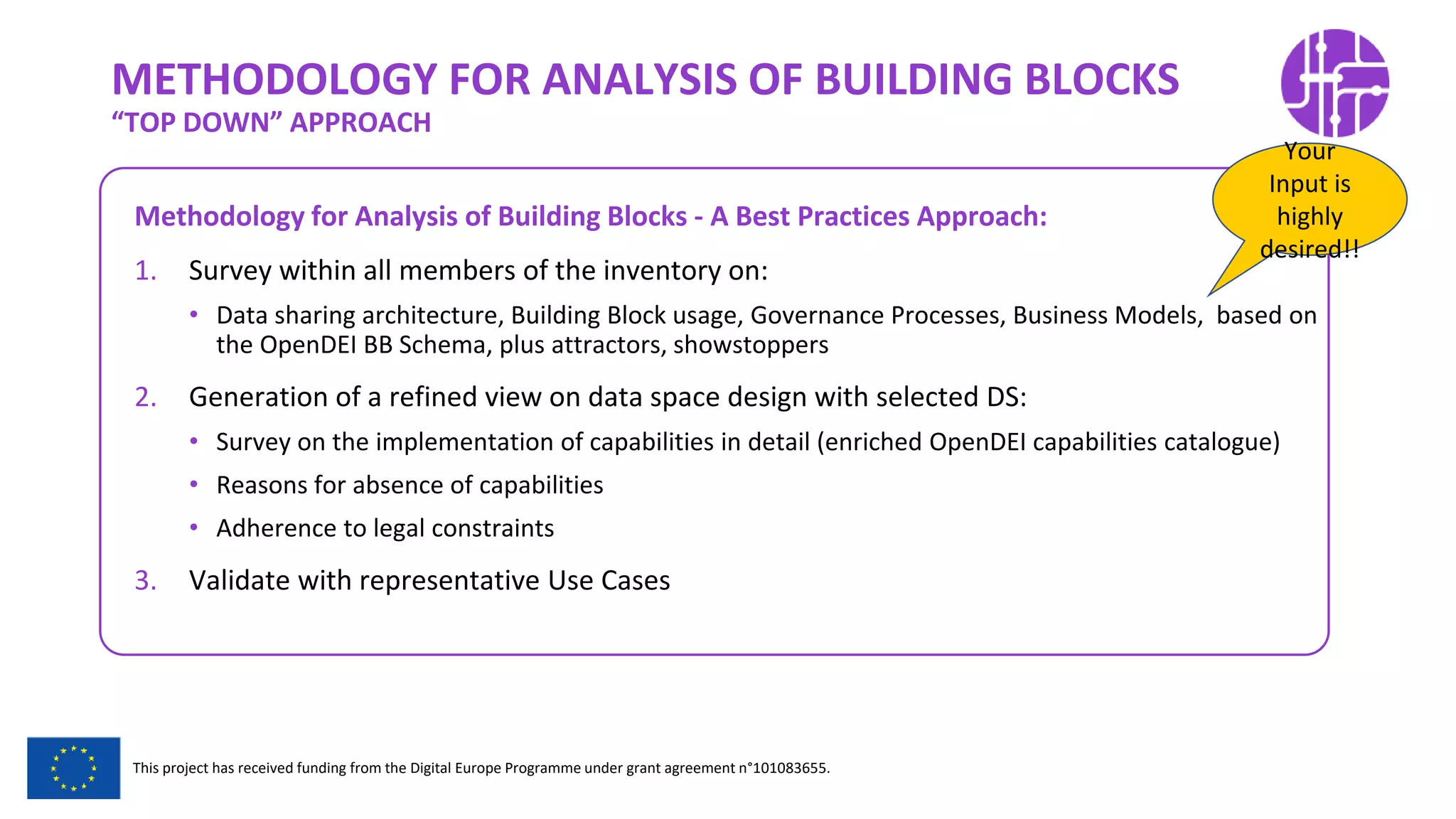 PrepData4Mobilty (Building Blocks) Methodological approach and Roadmap.pptx