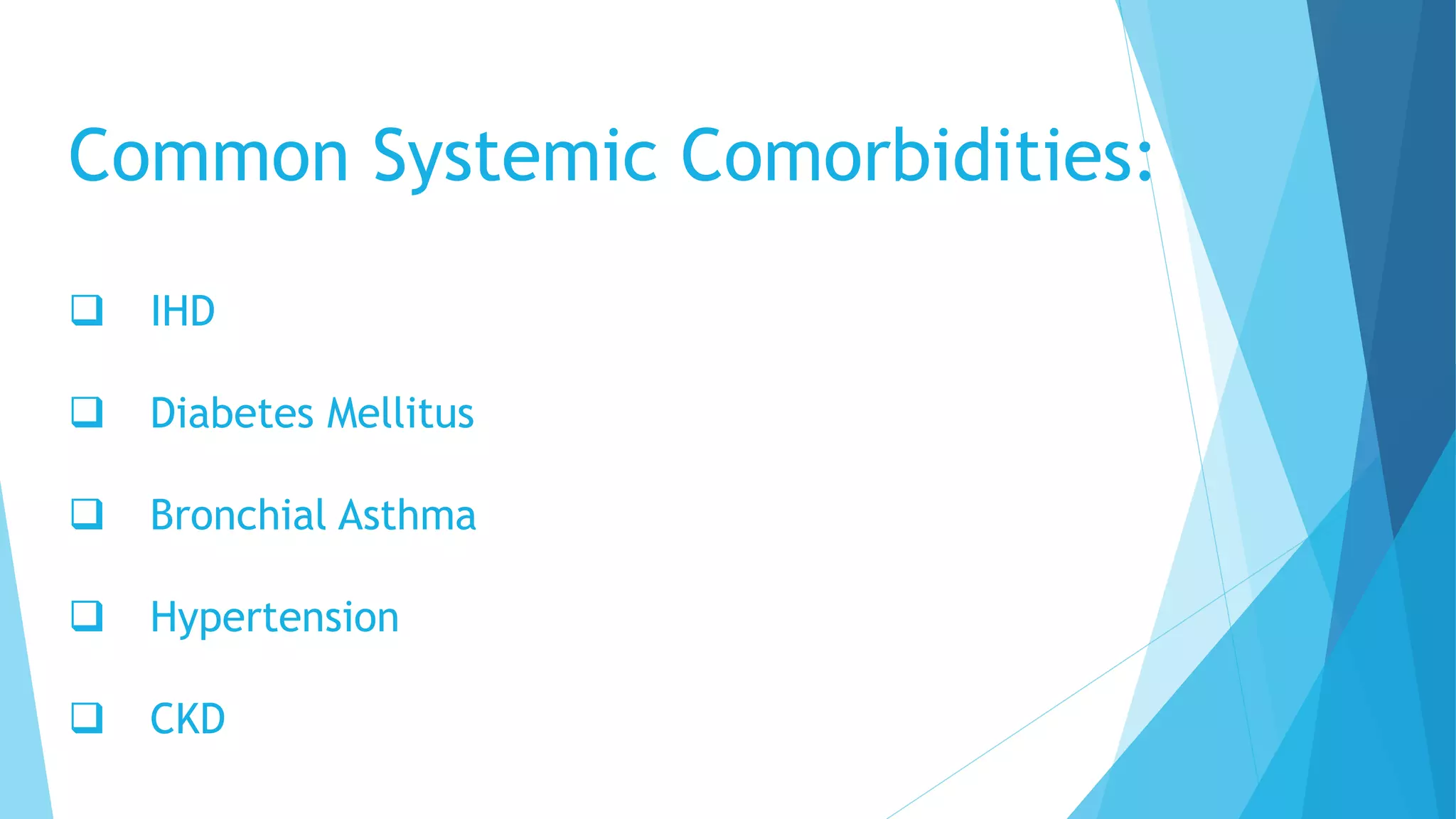 Preperation of a patient for surgery with systemic comorbidities | PPTX