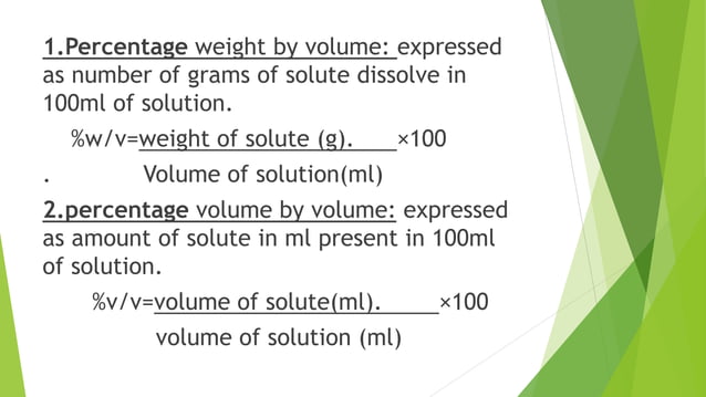 Preperation of solution | PPTX | Chemistry | Science