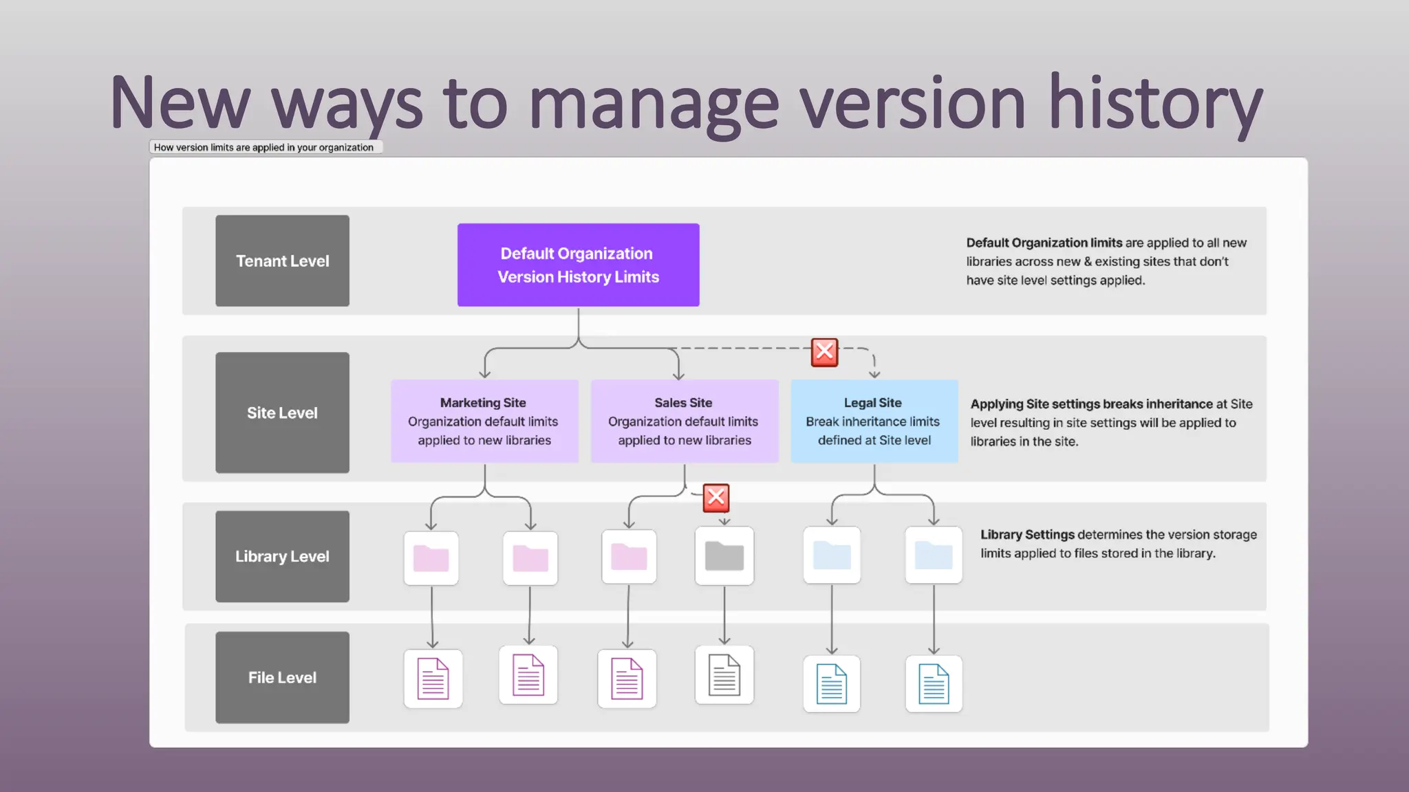 Prep for Copilot and optimize storage with versioning in M365 | PPTX
