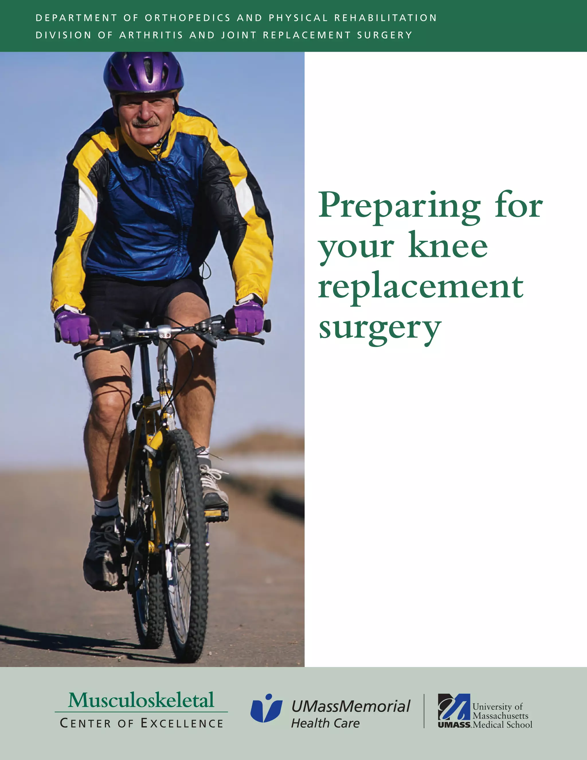 Preparing for Knee Replacement | PDF