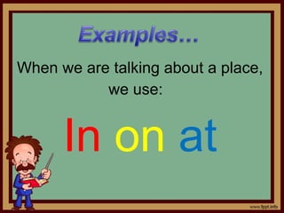 Grammar Topic: Prepositions | PPT