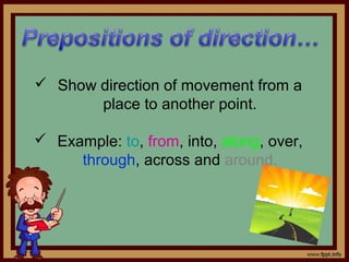 Grammar Topic: Prepositions | PPT