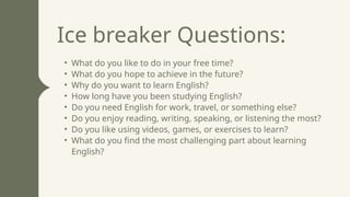 Preply Free Trial Class for Teachers in English | PPTX
