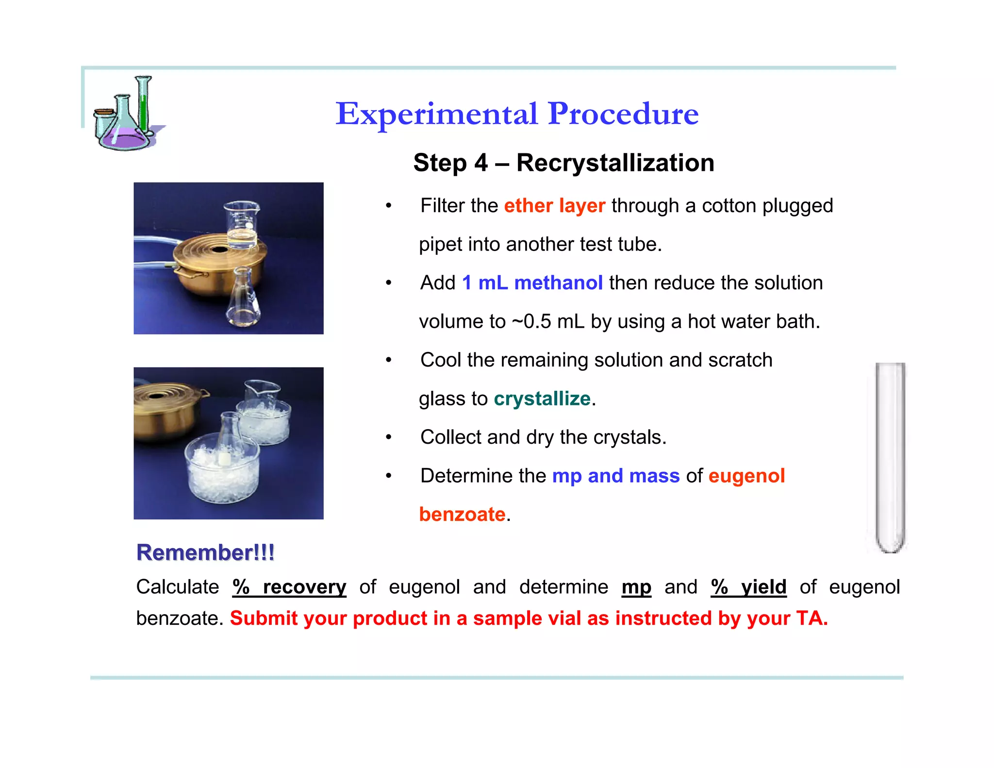 Prep Of Eugenol Benzoate | PDF