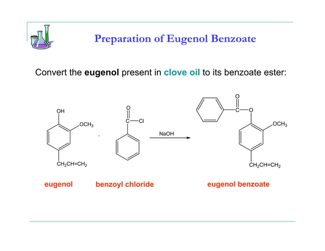 Prep Of Eugenol Benzoate | PDF | Chemistry | Science