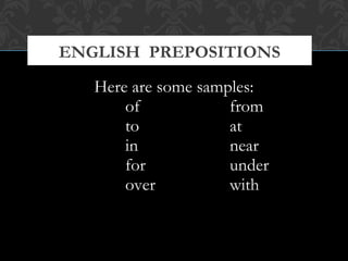 Prepos.pronombres | PPT