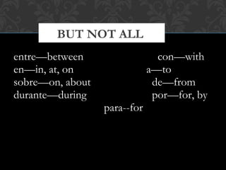 Prepos.pronombres | PPT