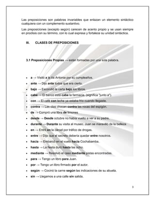 Ejemplos De Preposiciones