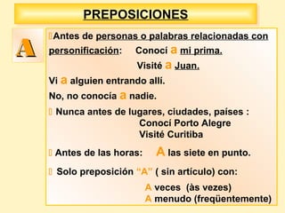Preposiciones | PPT