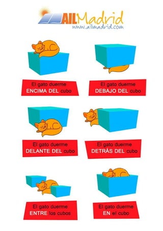 Spanish Resources: preposiciones | PDF