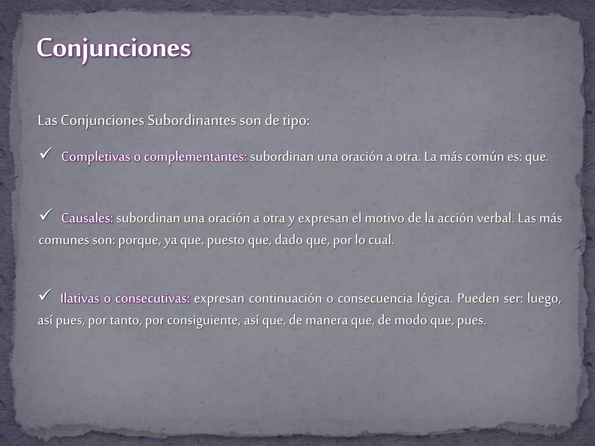 Preposiciones conjunciones e interjecciones | PPTX