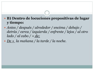 Preposiciones de a y para. Español para extranjeros.pptx