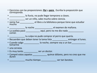 Preposiciones y conjunciones | PPT