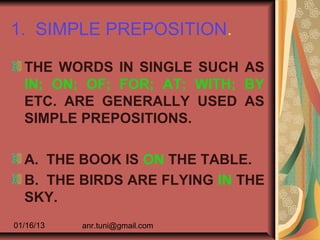 Preposition | PPT