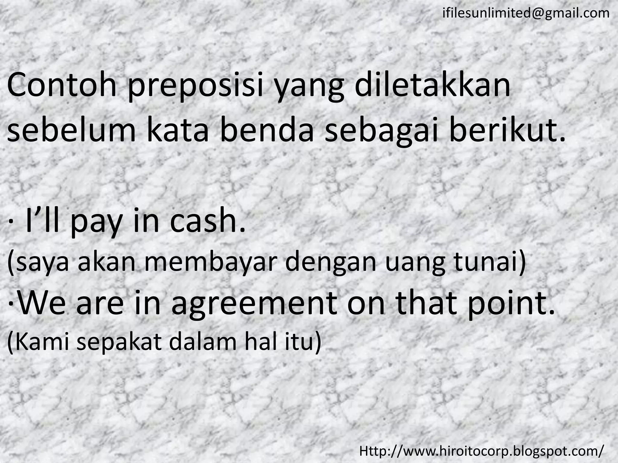 HIRO ITO - Preposition | PPTX