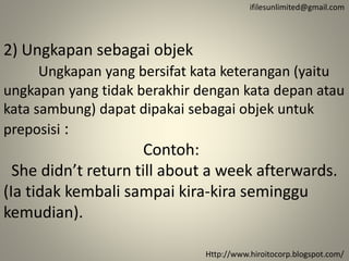 HIRO ITO - Preposition | PPTX