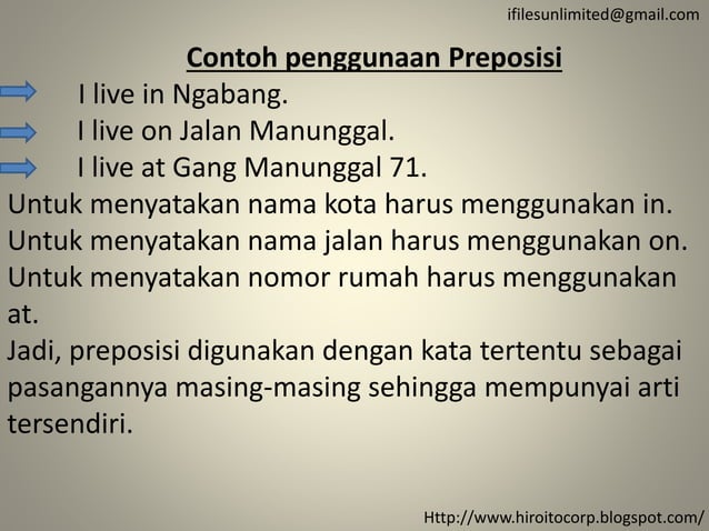 HIRO ITO - Preposition | PPT