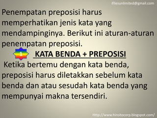 HIRO ITO - Preposition | PPTX