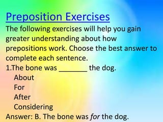 Preposition | PPTX