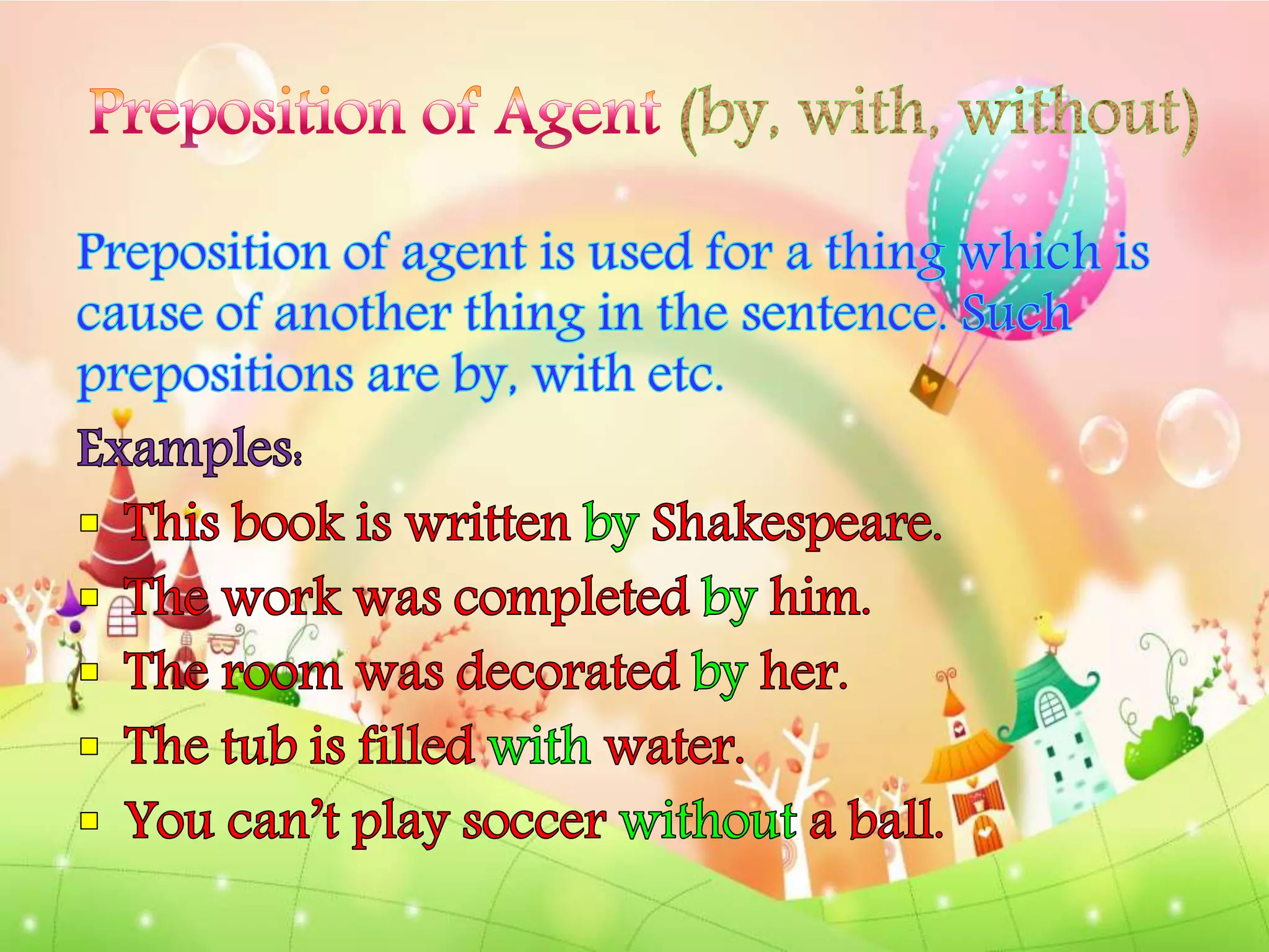 Prepositions - English | PPTX