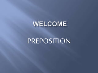 Preposition | PPT