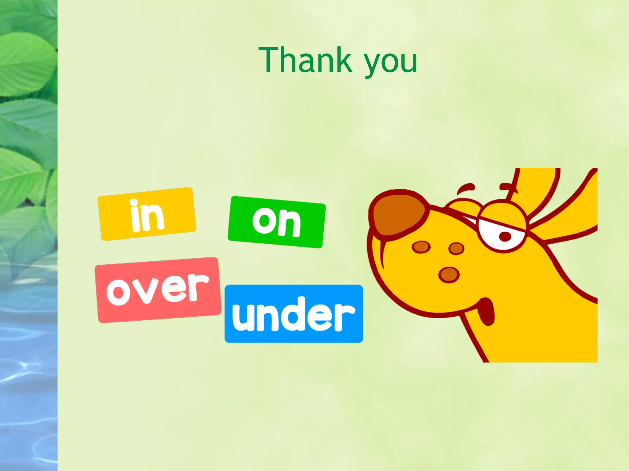 Preposition for primary grade | PDF