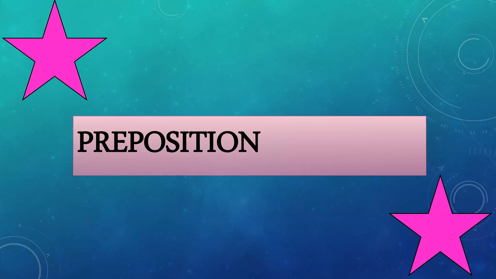 Preposition | PPT