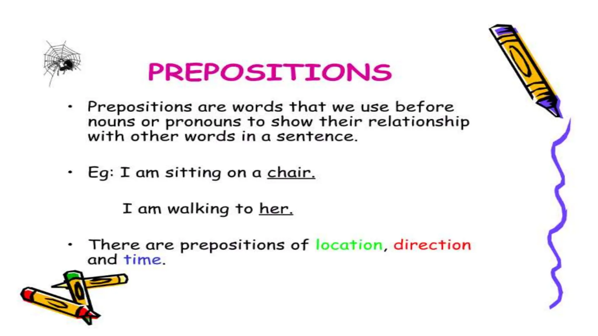 Powerpoint Presentation about PREPOSITION | PPTX