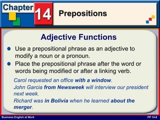 the Preposition presentation for Students | PPT