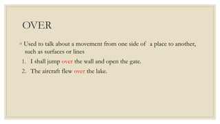 power point presentation about preposition | PPTX