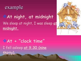 Preposition Of Time | PPT