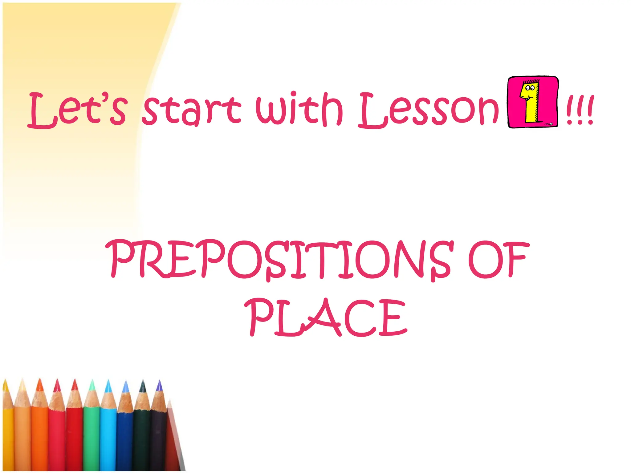 English B1 prepositions of place, Sara G | PPTX