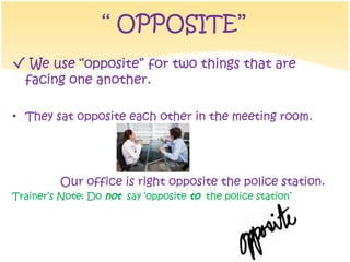 English B1 prepositions of place, Sara G | PPTX
