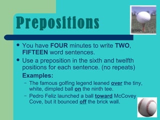 Preposition 6 grade | PPT