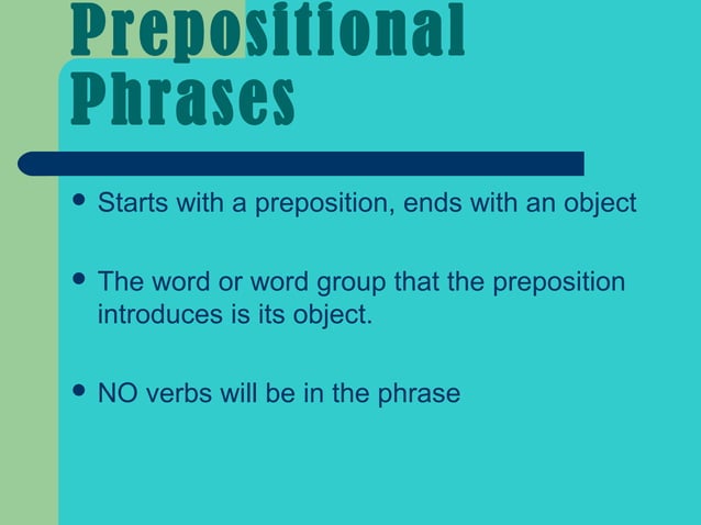 Preposition 6 grade | PPT