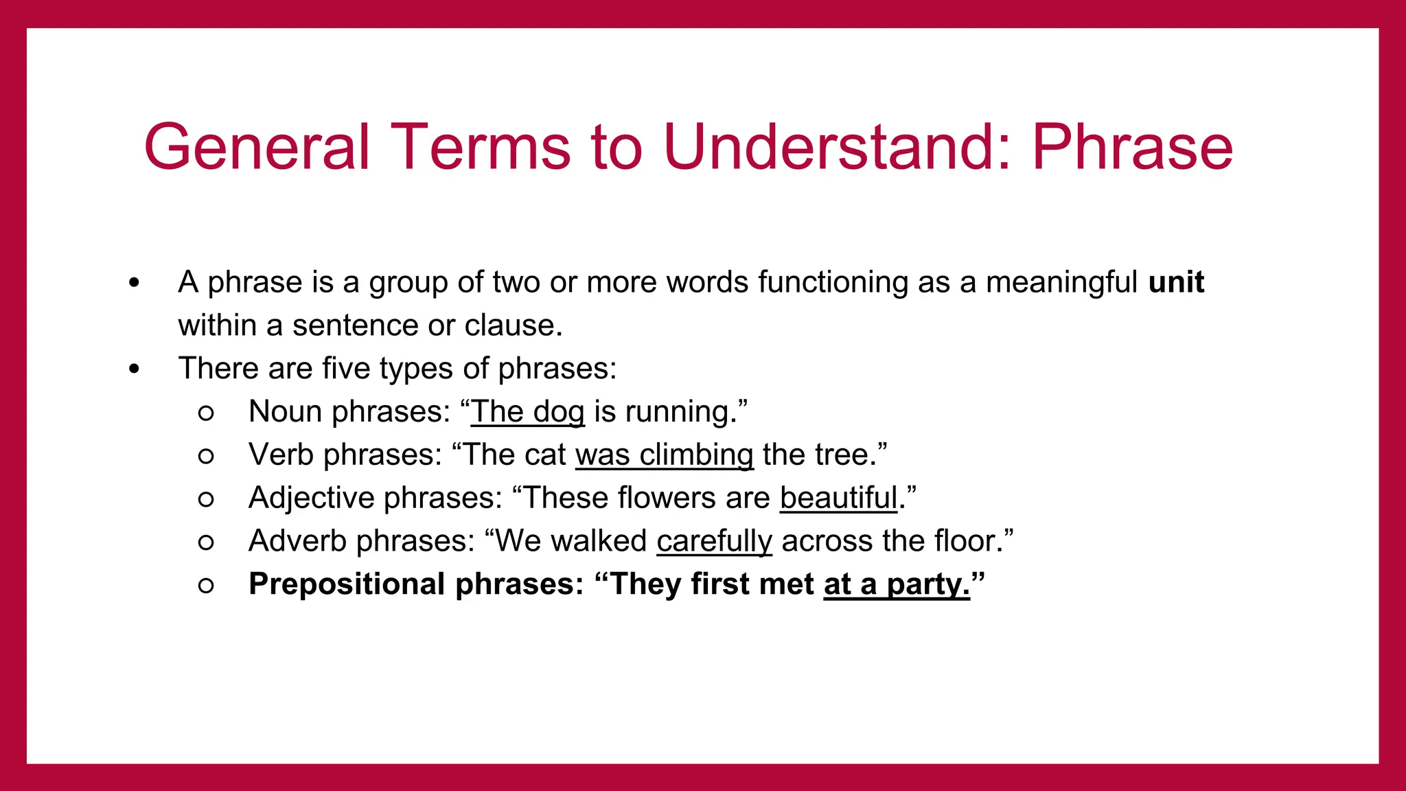 Prepositional phrases complete guide for students | PDF