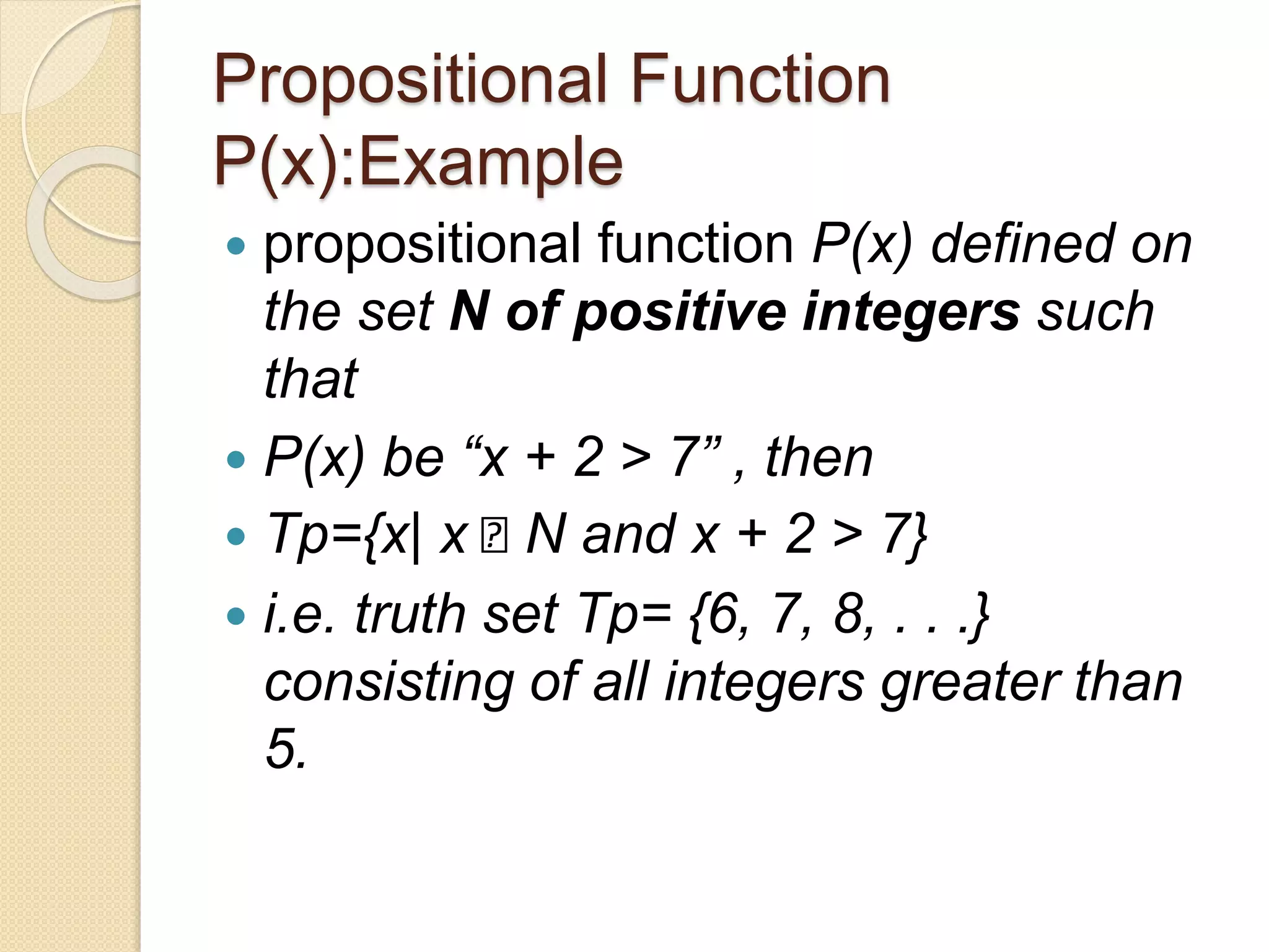 Propositional logic | PPTX
